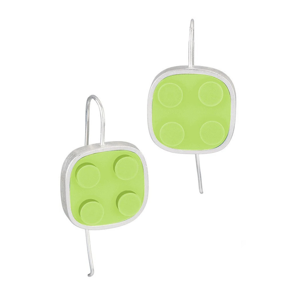 Rounded LEGO® Brick Earrings| JacQueline Sanchez Jewelry - The Original ...