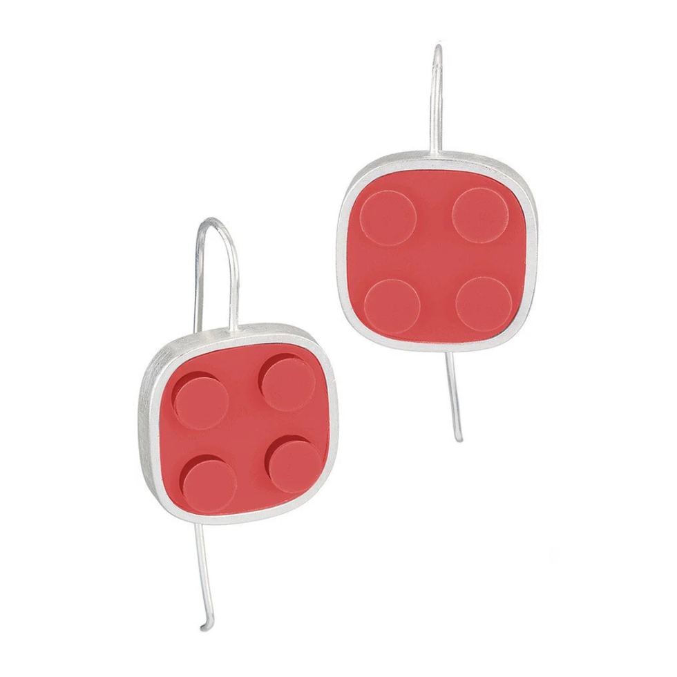Rounded LEGO® Brick Earrings| JacQueline Sanchez Jewelry - The Original ...