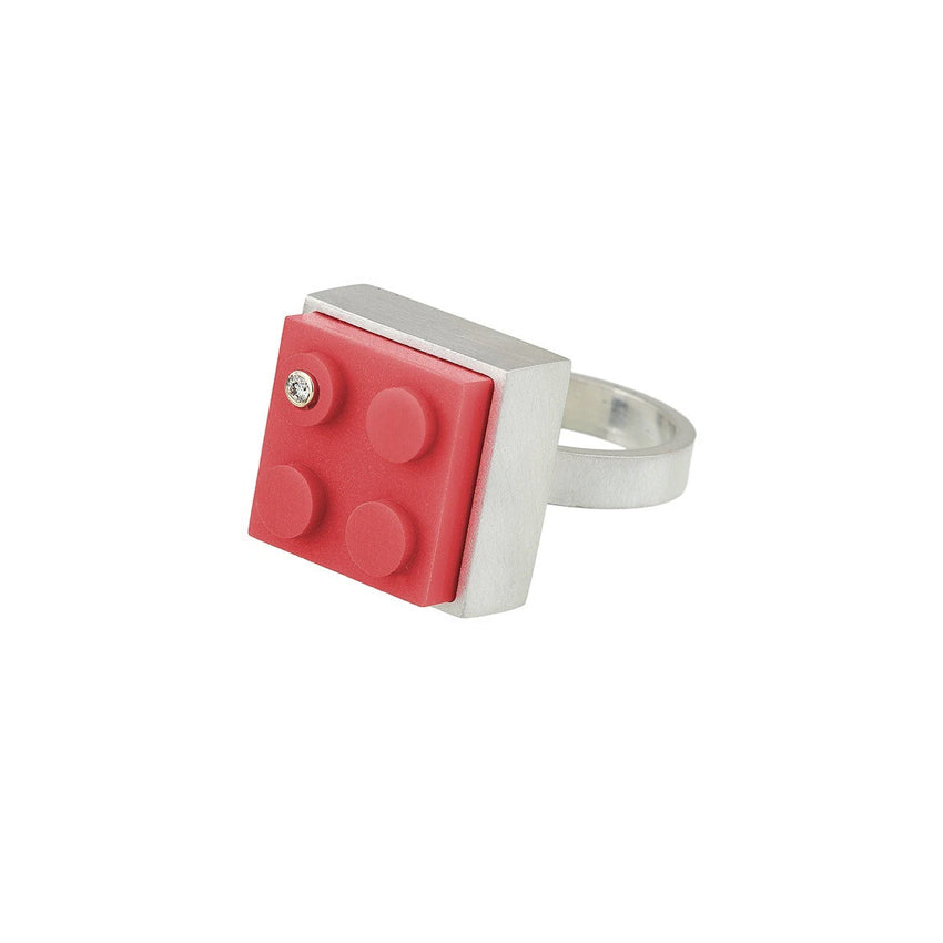 Diamond Brick Ring | JacQueline Sanchez Jewelry - The Original LEGO ...