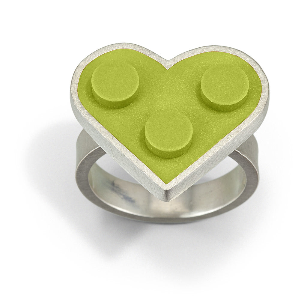 Heart Ring | The Original LEGO® Jeweler – JacQueline Sanchez